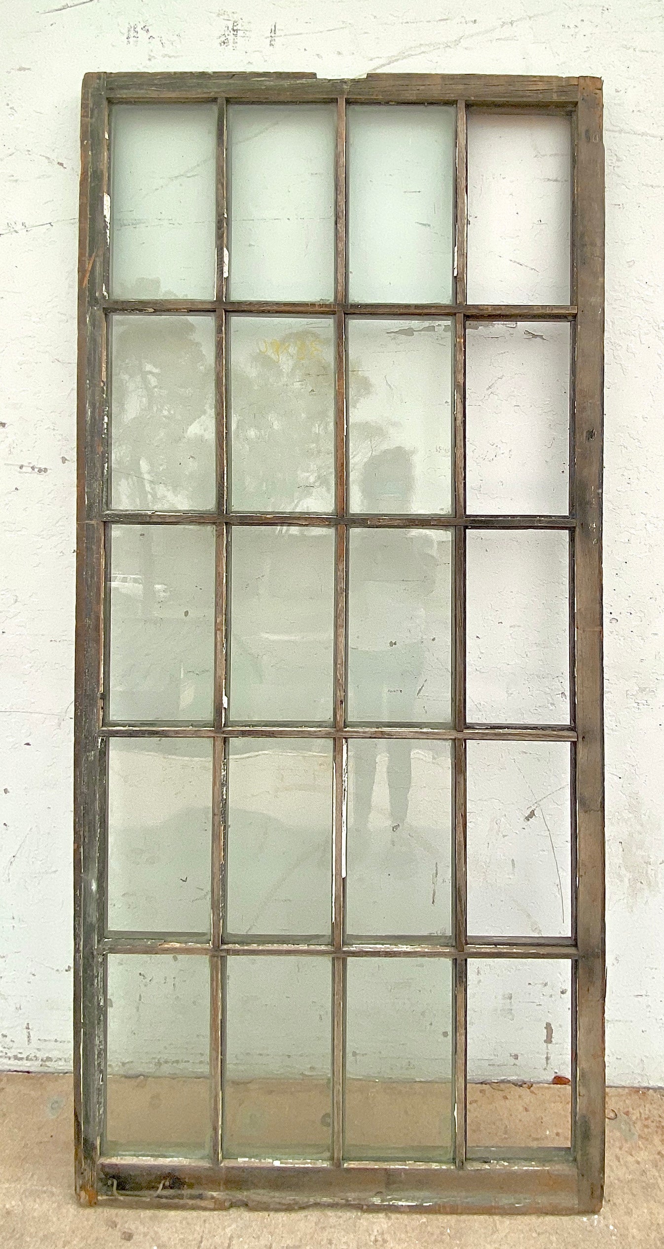 Rectangle 20 Pane Wood Frame Window – Antiquities Warehouse of Grand Traverse