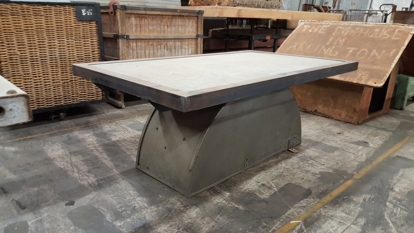 Concrete Top Coffee Table – Antiquities Warehouse of Grand Traverse