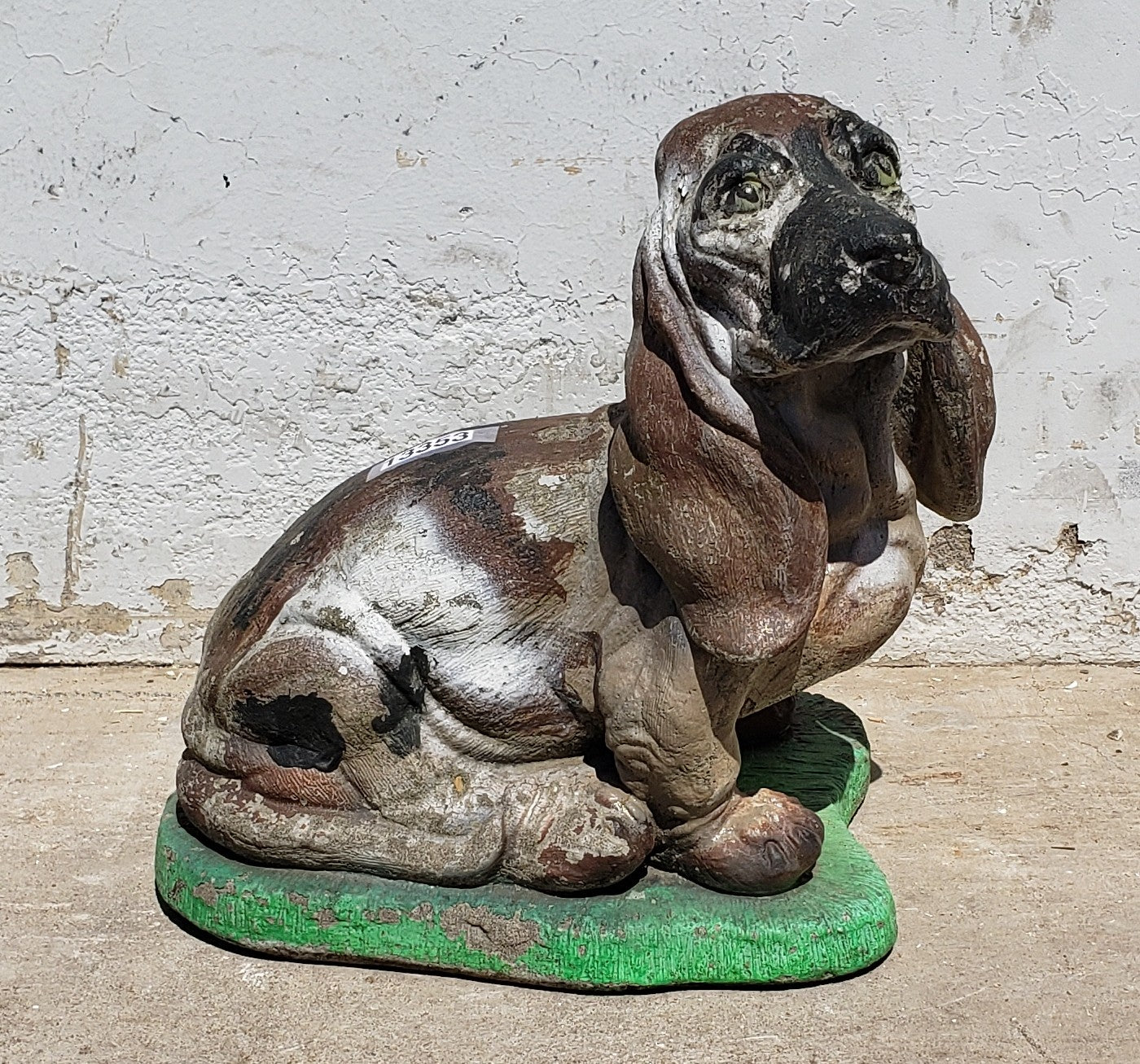 Concrete Basset Hound Statue – Antiquities Warehouse of Grand Traverse
