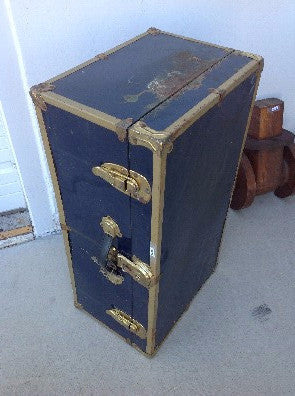 Blue Trunk – Antiquities Warehouse of Grand Traverse
