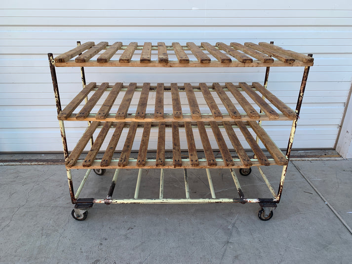 4 Tier Rolling Bakery Rack – Antiquities Warehouse of Grand Traverse