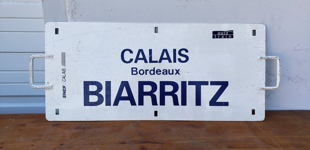 French Train Sign – Antiquities Warehouse of Grand Traverse